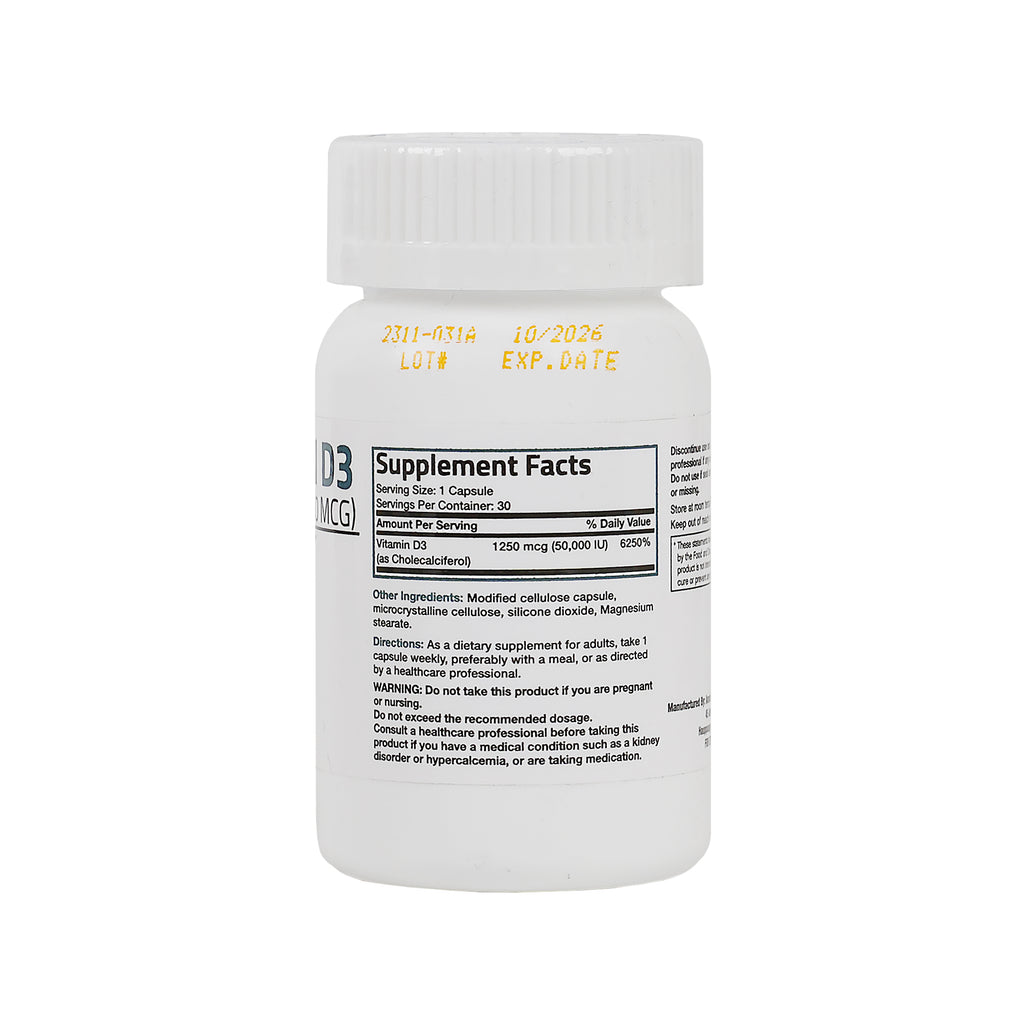 BRONSON VIT D 50,000 IU 30 CAP – Pharmazone