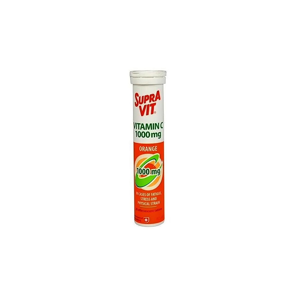 SUPRAVIT VIT C 1000MG 20EFF ORANGE* – Pharmazone