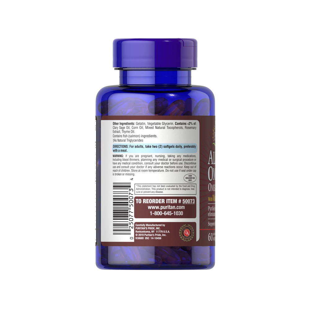 PURITANS PRIDE ALL IN ONE OMEGA 60CAP – Pharmazone