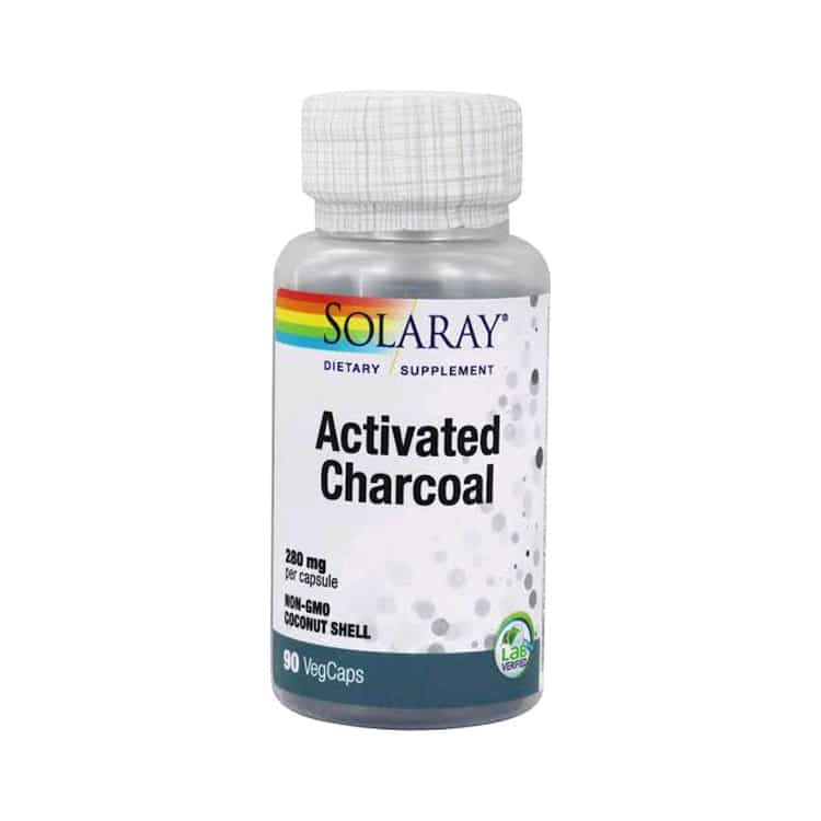 Solaray Activated Charcoal 280mg 90vegcap – Pharmazone