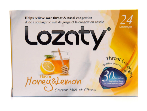 LOZATY HONEY & LEMON 24LOZ – Pharmazone