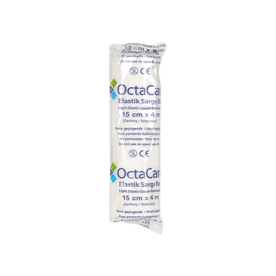 Octacare Light Elastic Gauze Bandage 15cmx4m 1pc-2315 – Pharmazone