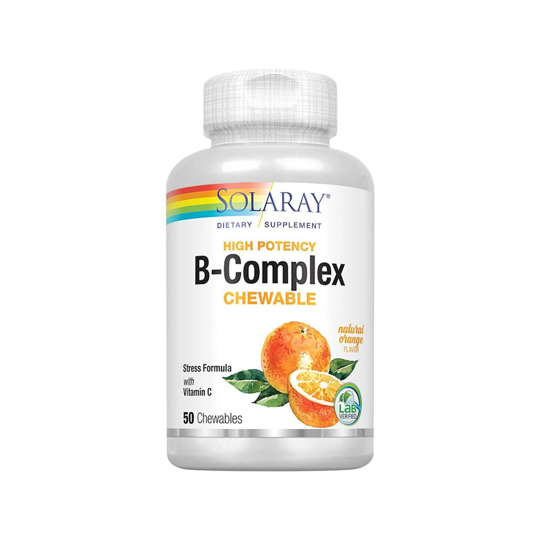 SOLARAY B-COMPLEX 250MG 50 CHEWABLES – Pharmazone