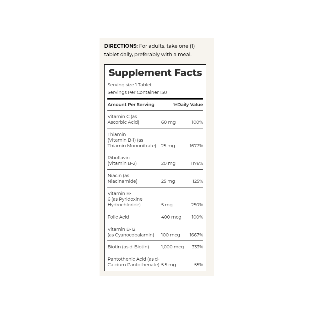 NATURES BOUNTY SUPER B-COMPLEX 150 TAB – Pharmazone