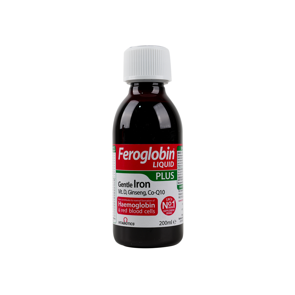 VITABIOTICS FEROGLOBIN LIQUID PLUS SYRUP 200ML – Pharmazone