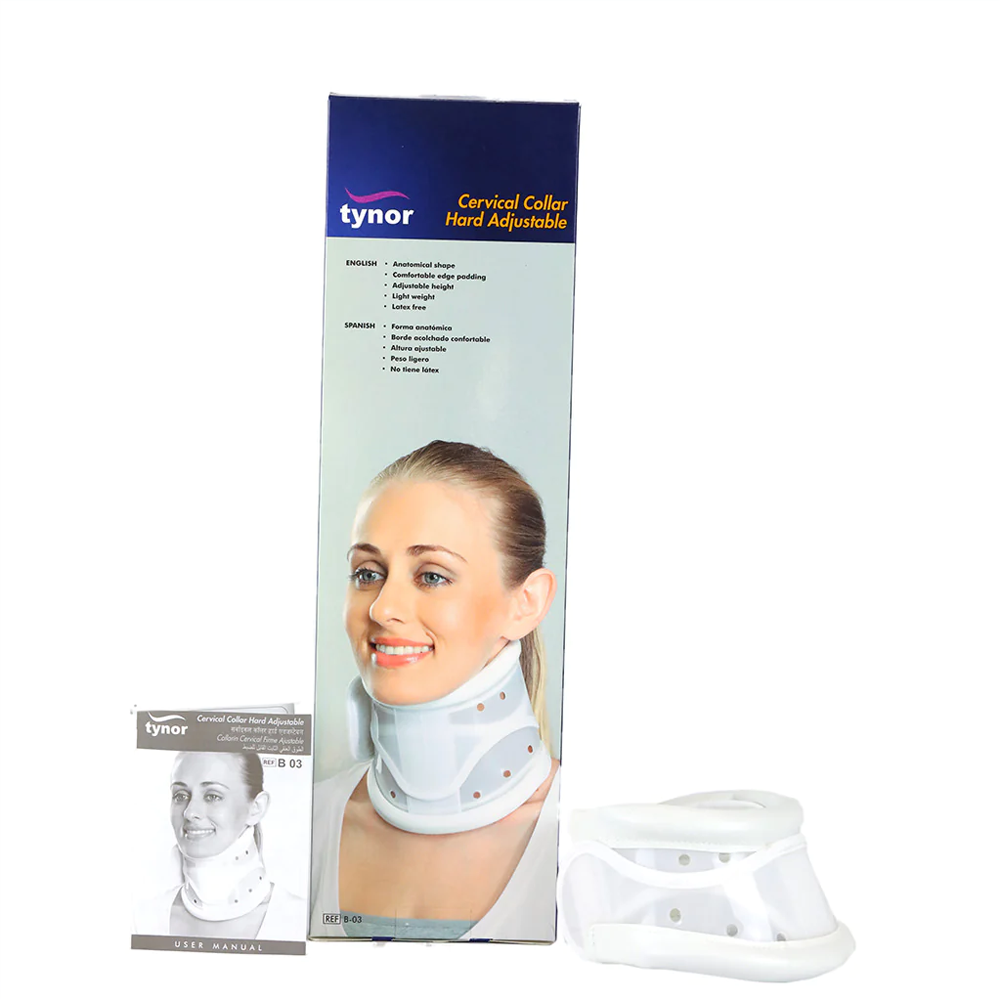 TYNOR CERVICAL COLLAR HARD ADJ-B03 S – Pharmazone