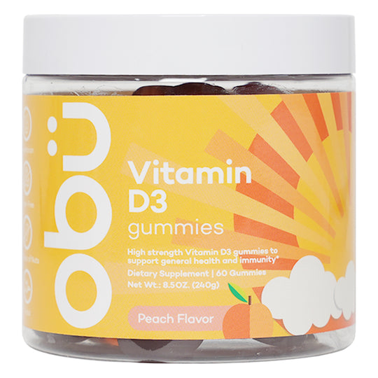 OBU VITAMIN D3 PEACH FLAVOR 60 GUMMIES – Pharmazone