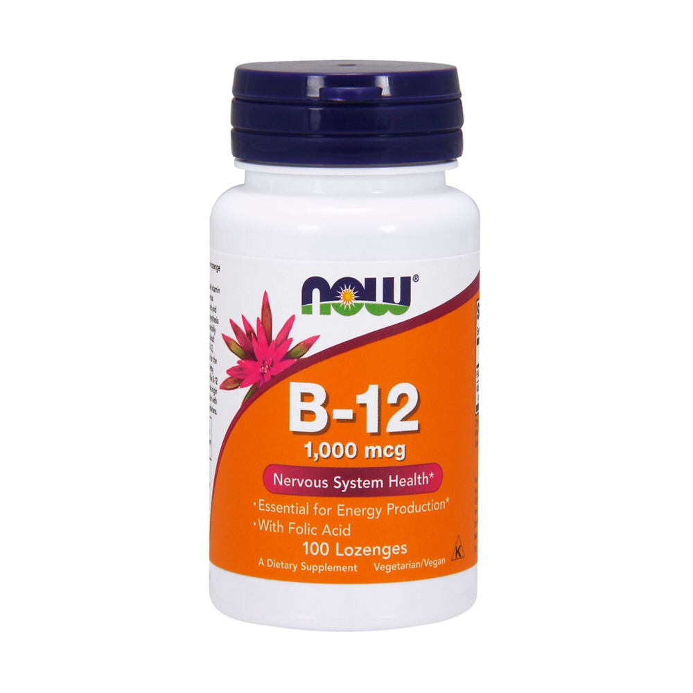 NOW B-12 1000MG 100 LOZENGES – Pharmazone