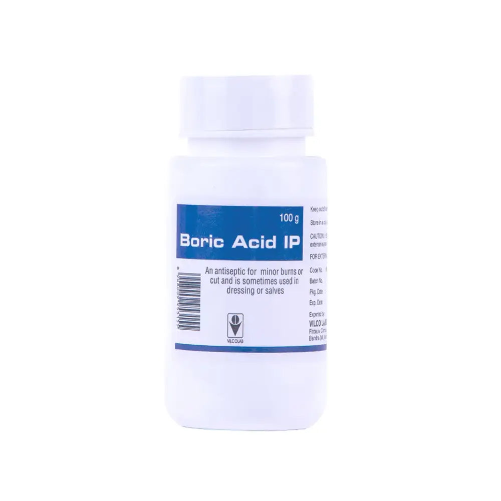Vilcolab Boric Acid IP 100g – Pharmazone
