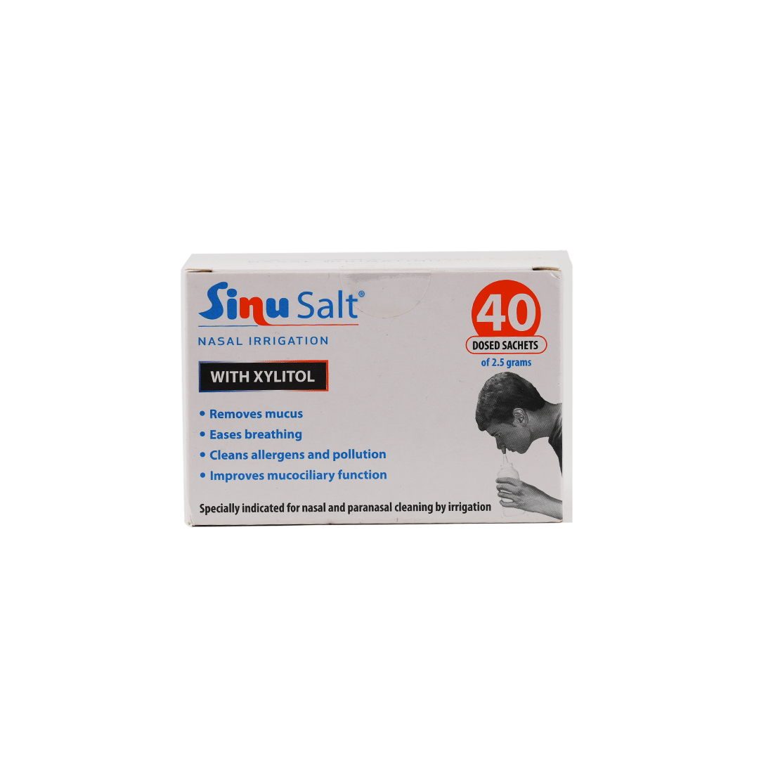 Sinu Salt Nasal Irrigation 2.5g 40 Dosed Sachets – Pharmazone