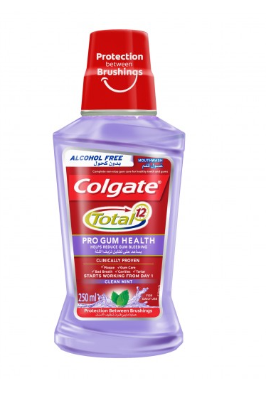 COLGATE TOTAL PRO GUM HEALTH MOUTHWASH 250ML – Pharmazone