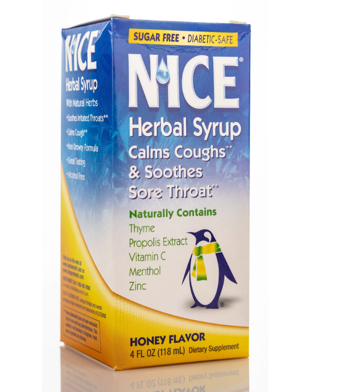 NICE HERBAL SYRUP FOR COUGHS 118ML – Pharmazone