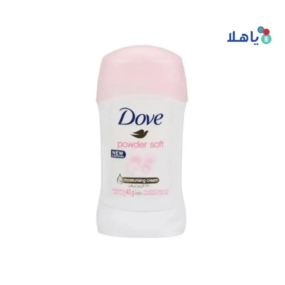 Dove Stick Antiperspirant Moisturizing Cr 40g-Powder Soft – Pharmazone