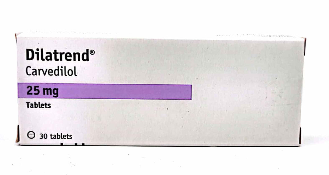 Dilatrend 25mg 30 Tablets – Pharmazone