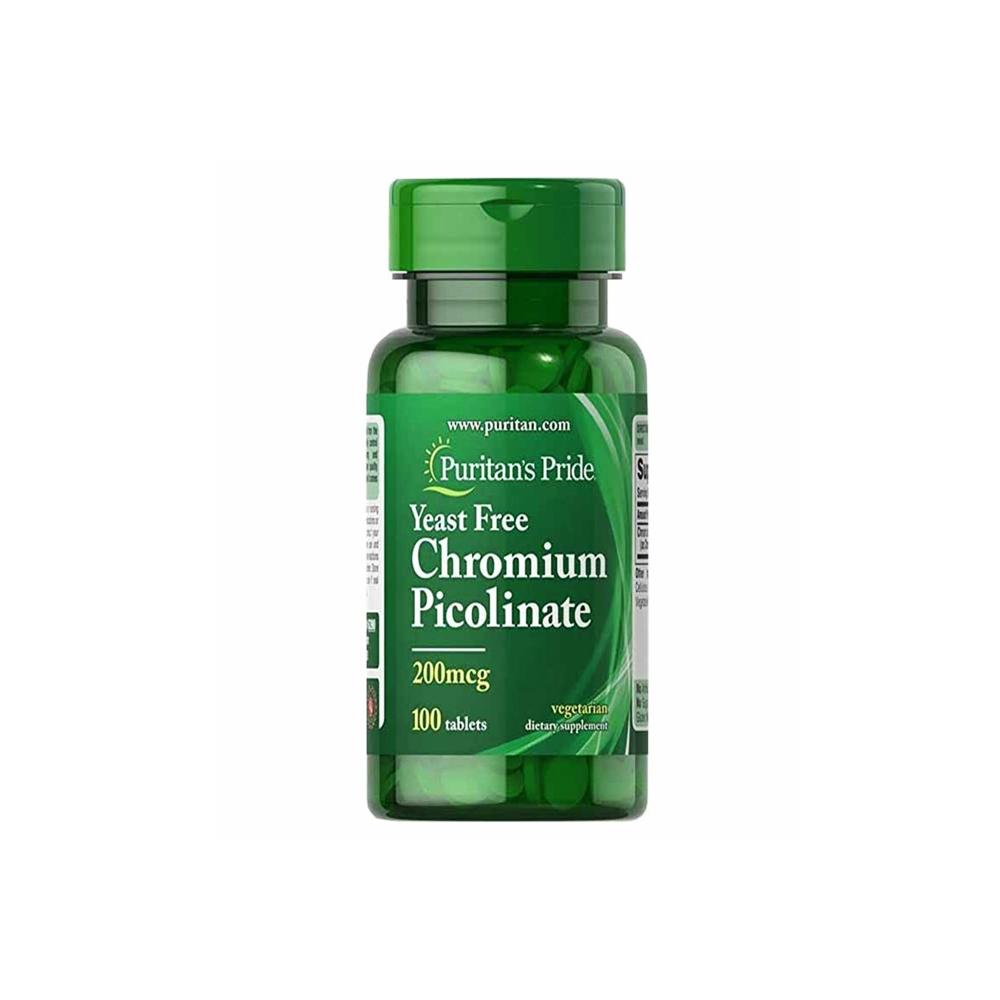 PURITANS PRIDE CHROMIUM 200MCG 100 TAB – Pharmazone