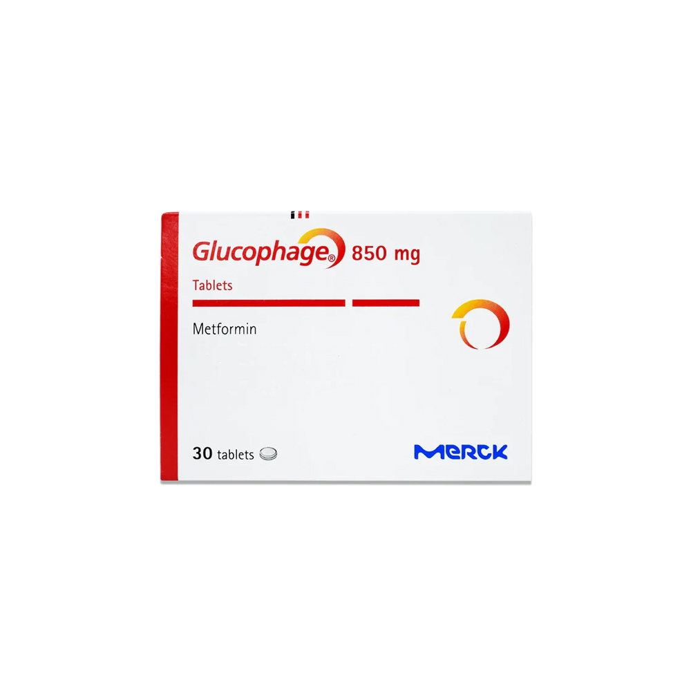 GLUCOPHAGE 850MG 30 TABLETS – Pharmazone