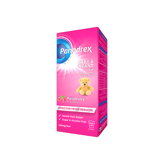 PANADREX BABY & INFANT 120MG/5ML SYRUP 100ML – Pharmazone