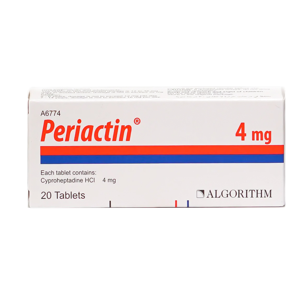 PERIACTIN TABLETS 4MG 20 TAB – Pharmazone