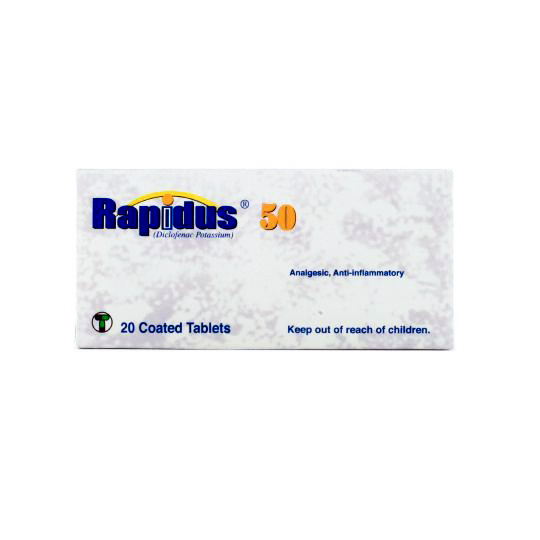 RAPIDUS 50MG 20 TAB – Pharmazone