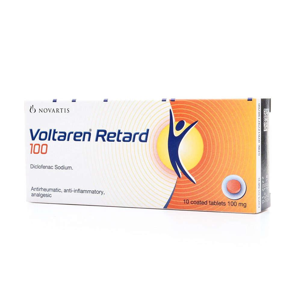 VOLTAREN RETARD 100MG 10 TAB – Pharmazone