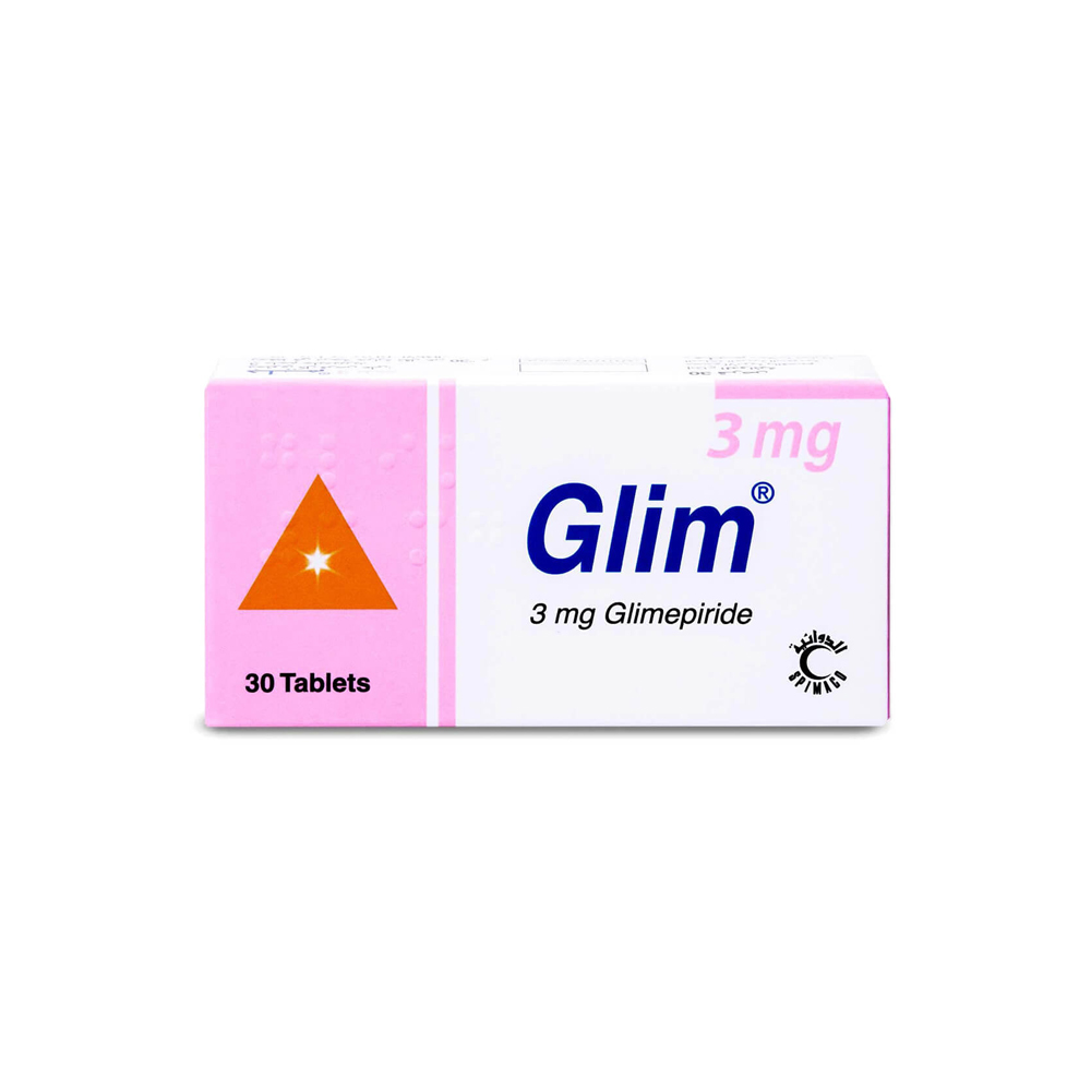 GLIM 3MG 30 TABLETS – Pharmazone