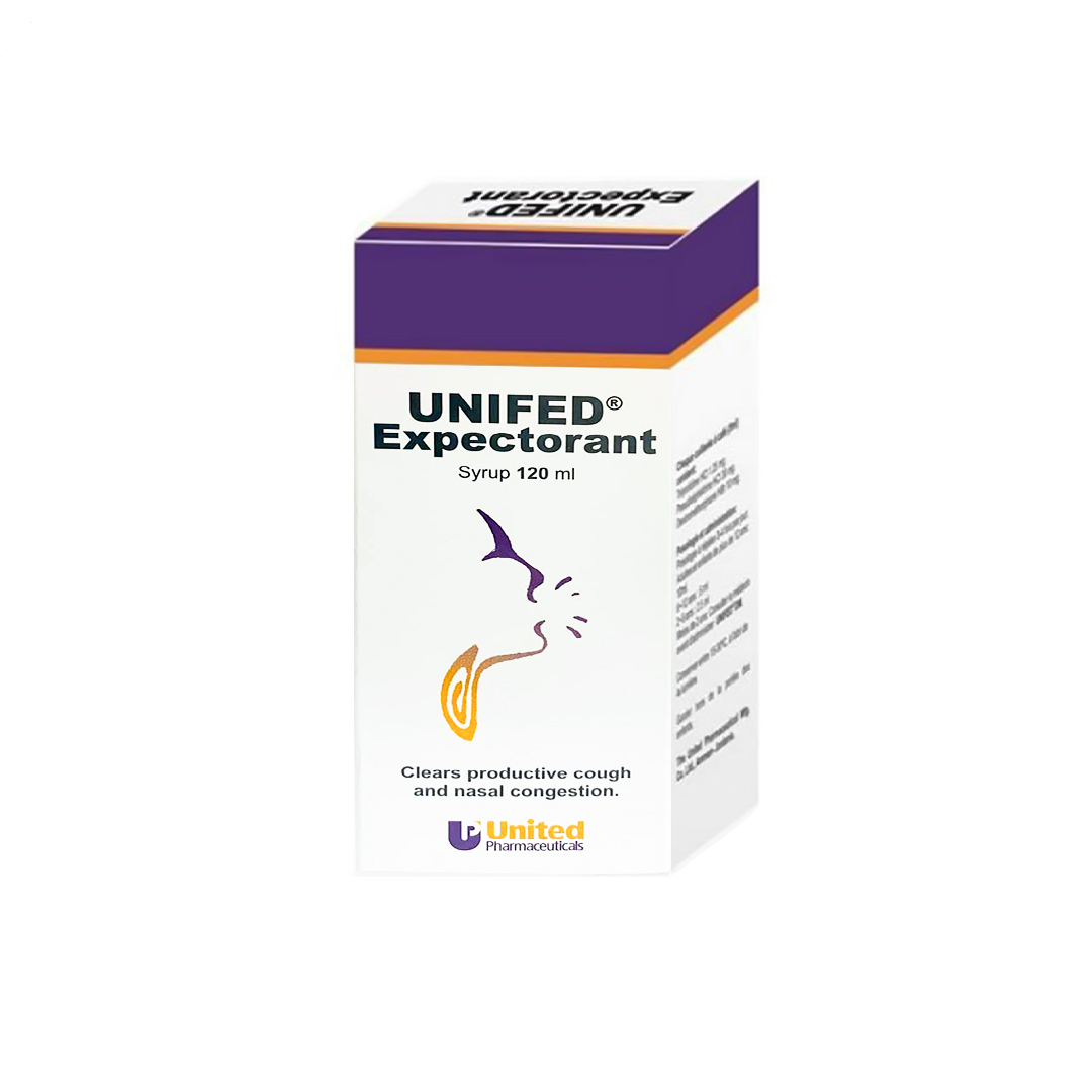 UNIFED EXPECTORANT 120 ML SYRUP – Pharmazone