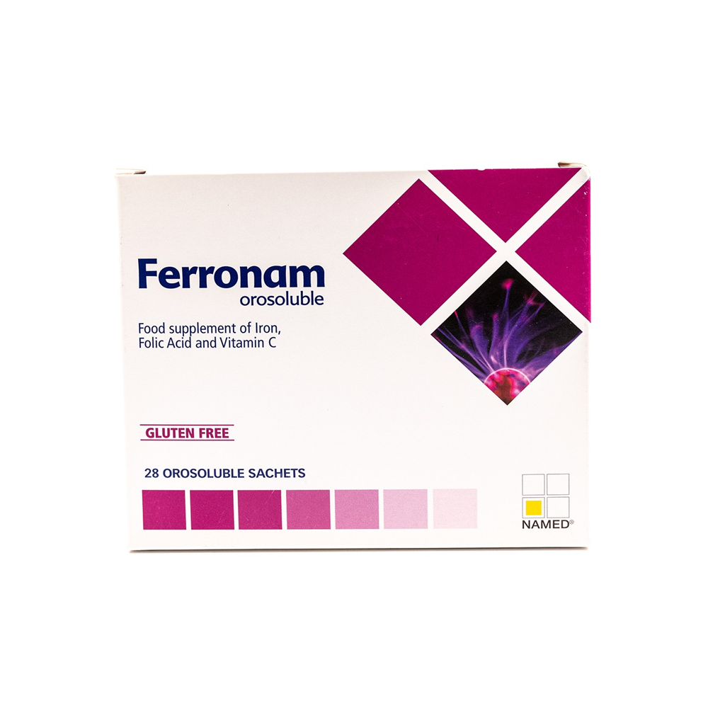 FERRONAM OROSOLUBLE 28 SACHETS – Pharmazone
