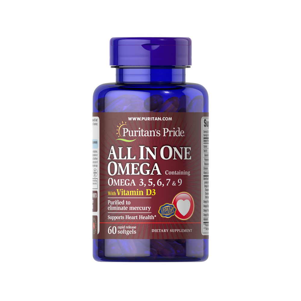 PURITANS PRIDE ALL IN ONE OMEGA 60CAP – Pharmazone