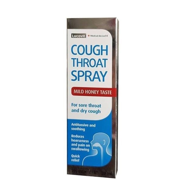 LUCOVIT COUGH THROAT PLUS SPRAY 20ML – Pharmazone