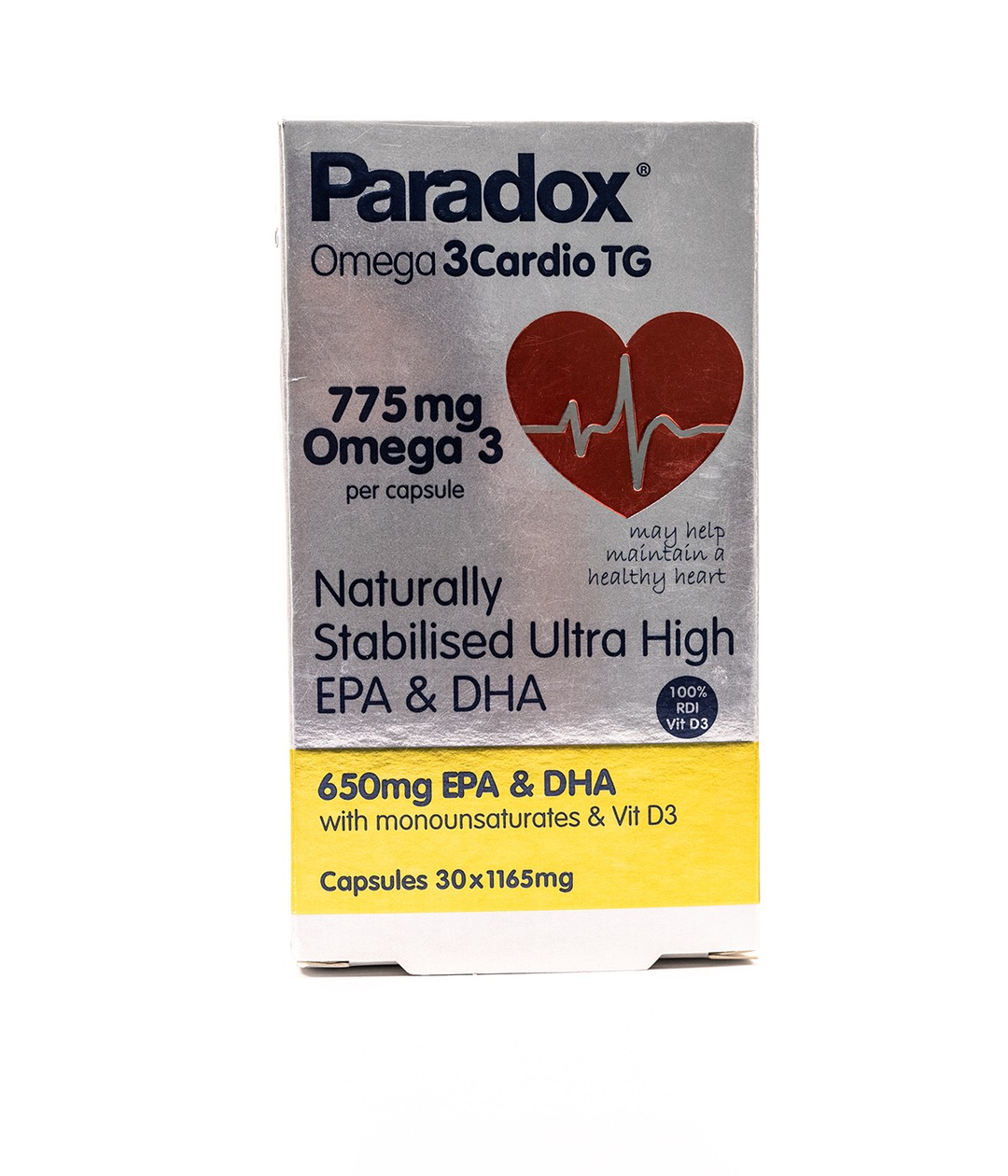PARADOX OMEGA-3 CARDIO TG 30CAP – Pharmazone