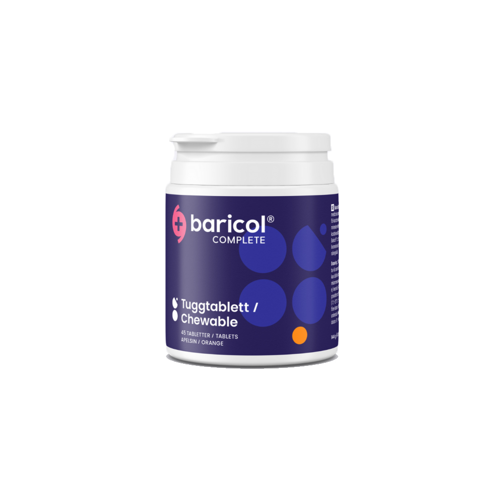 BARICOL COMPLETE ORANGE CHEWABLE 45 TAB – Pharmazone