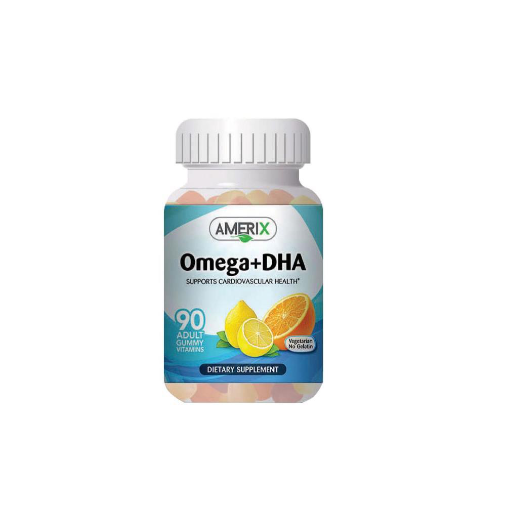 AMERIX GUMMY OMEGA+DHA ADULTS 90PCS – Pharmazone
