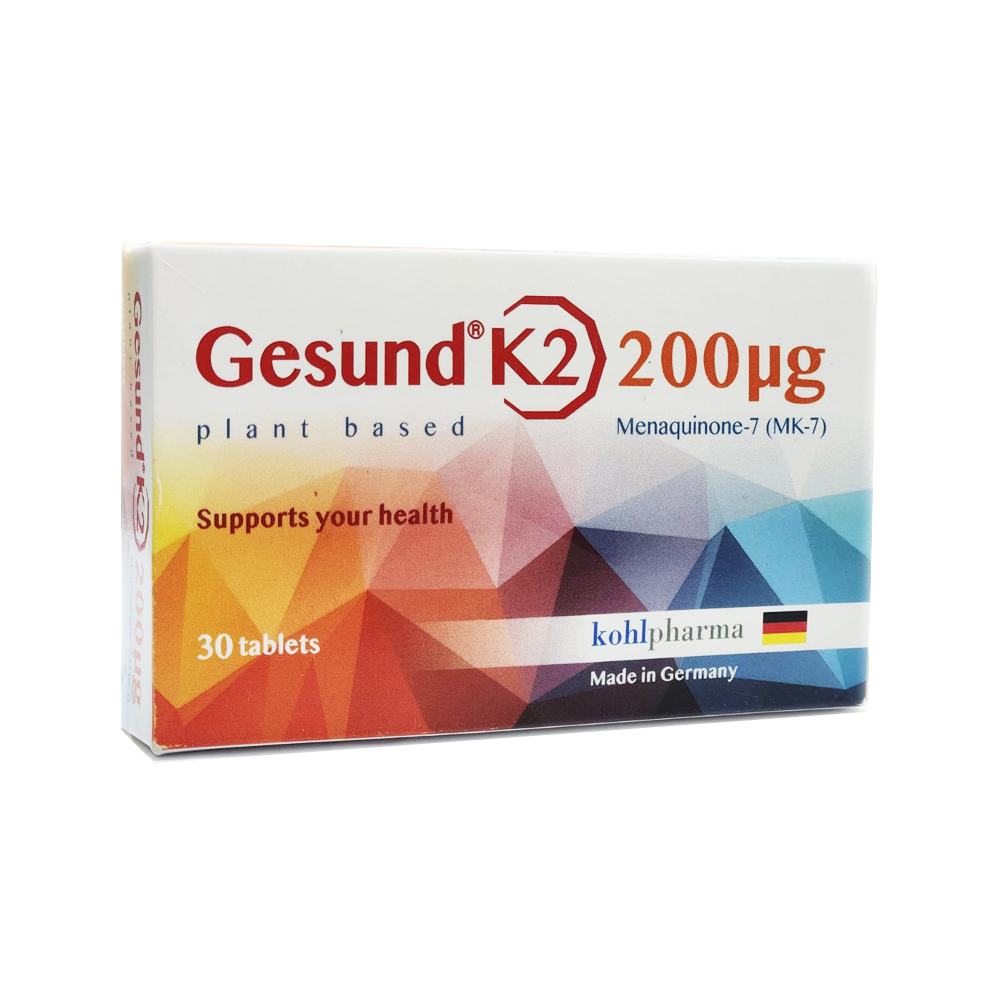 GESUND K2 200UG 30 TAB – Pharmazone