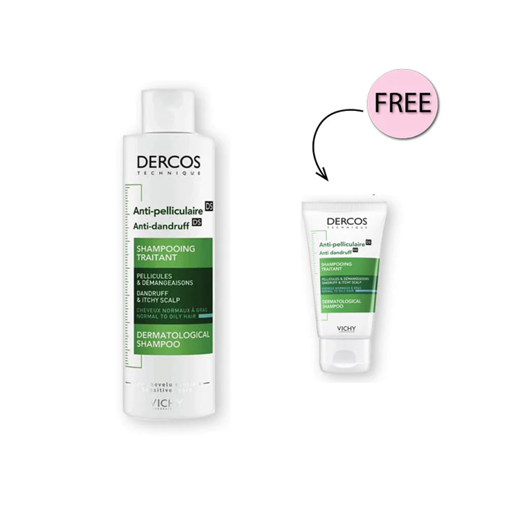 VICHY DERCOS ANTI DANDRUFF DS SHAMPOO 200ML + 50ML FREE – Pharmazone