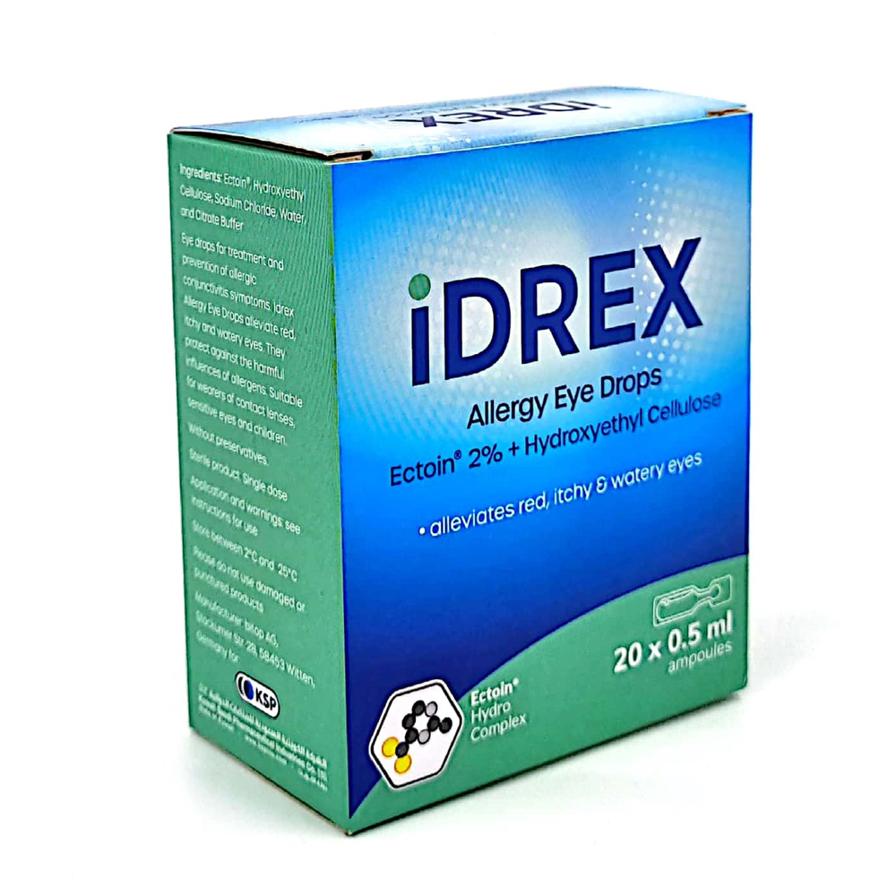 IDREX ALLERY EYE DROPS 20X0.5ML – Pharmazone