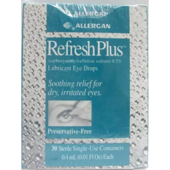 REFRESH PLUS LUBRICANT EYE DROPS 30 PCS – Pharmazone
